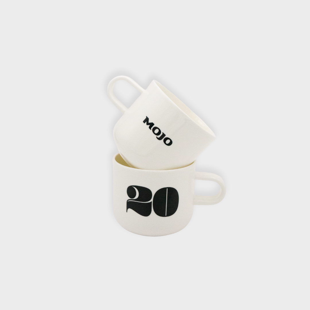 20th Anniversary Bobby Mug – Mojo Coffee